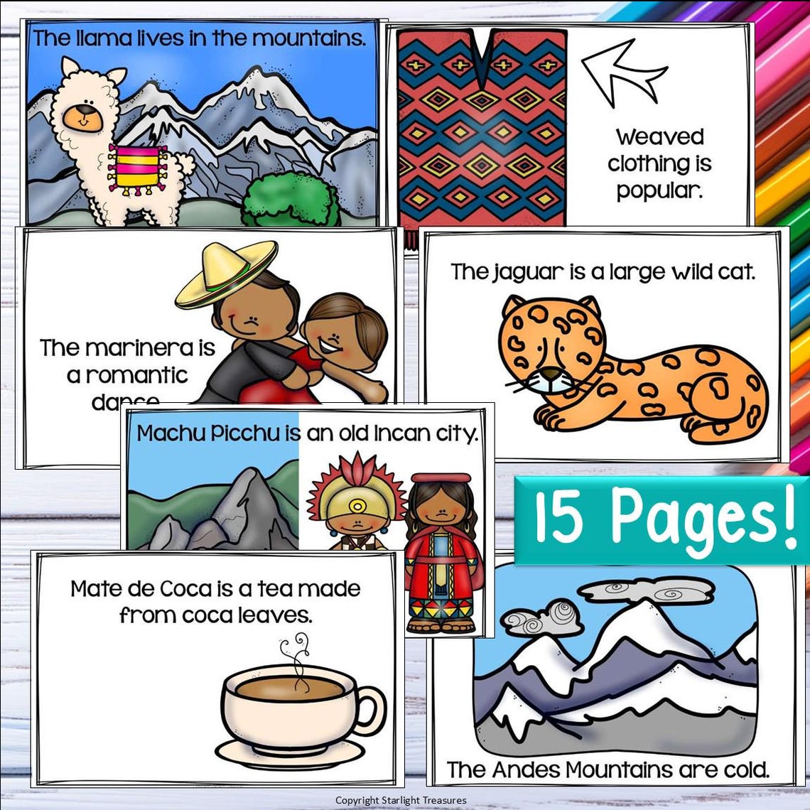 Peru Mini Book for Early Readers - A Country Study - Etsy