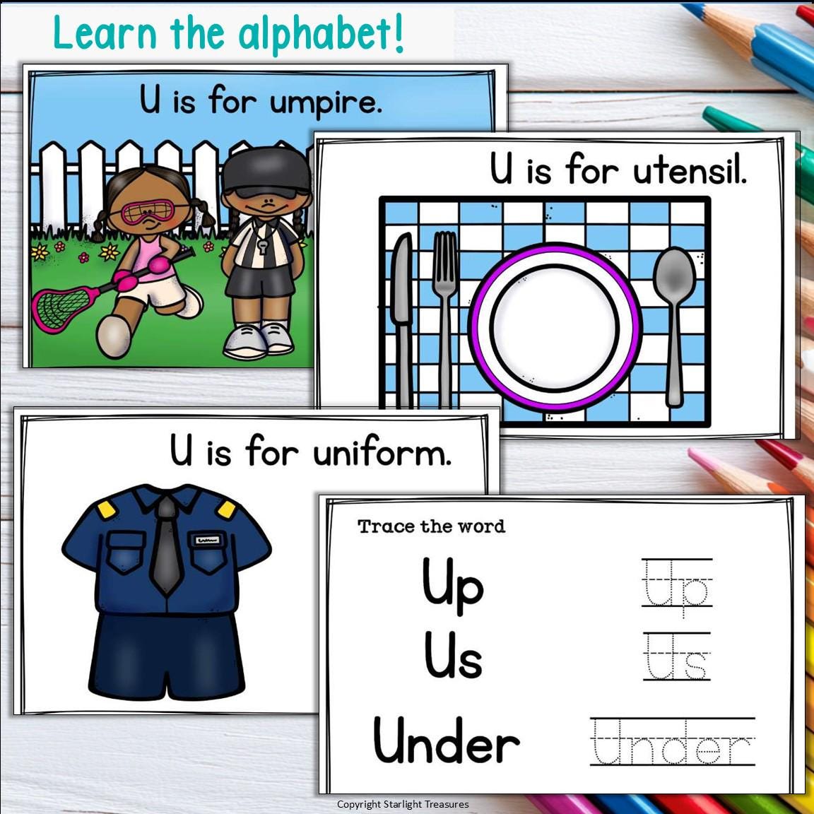 Letter U Mini Book: Alphabet Learning Activity (digital Download) - Etsy
