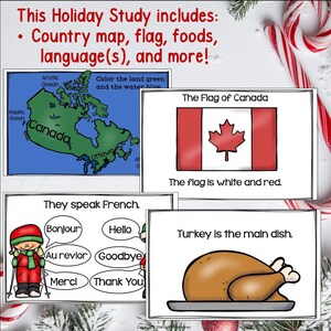 Christmas in Canada Mini Book for Early Readers - Christmas Activities ...