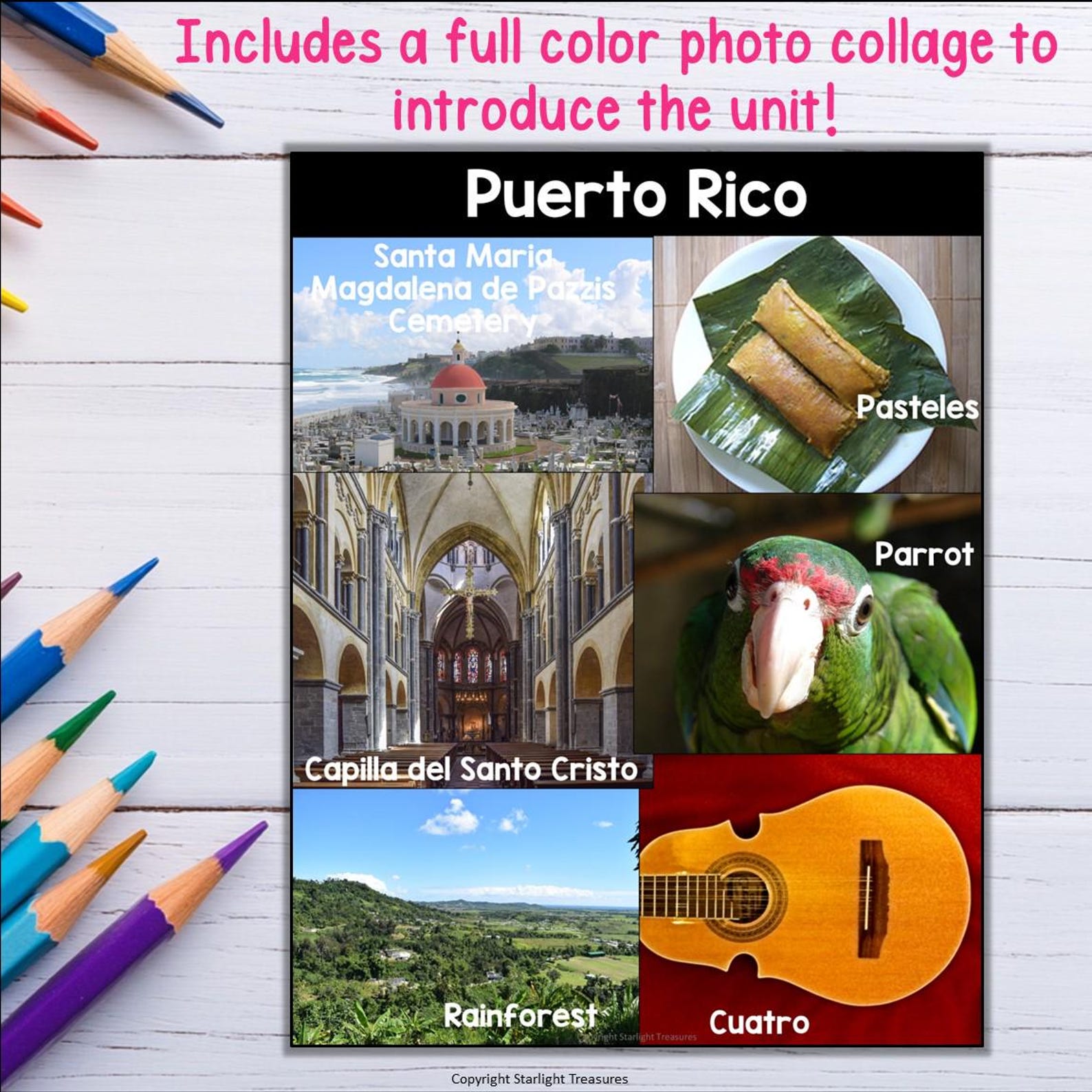 Puerto Rico Mini Book for Early Readers - A Country Study - Etsy