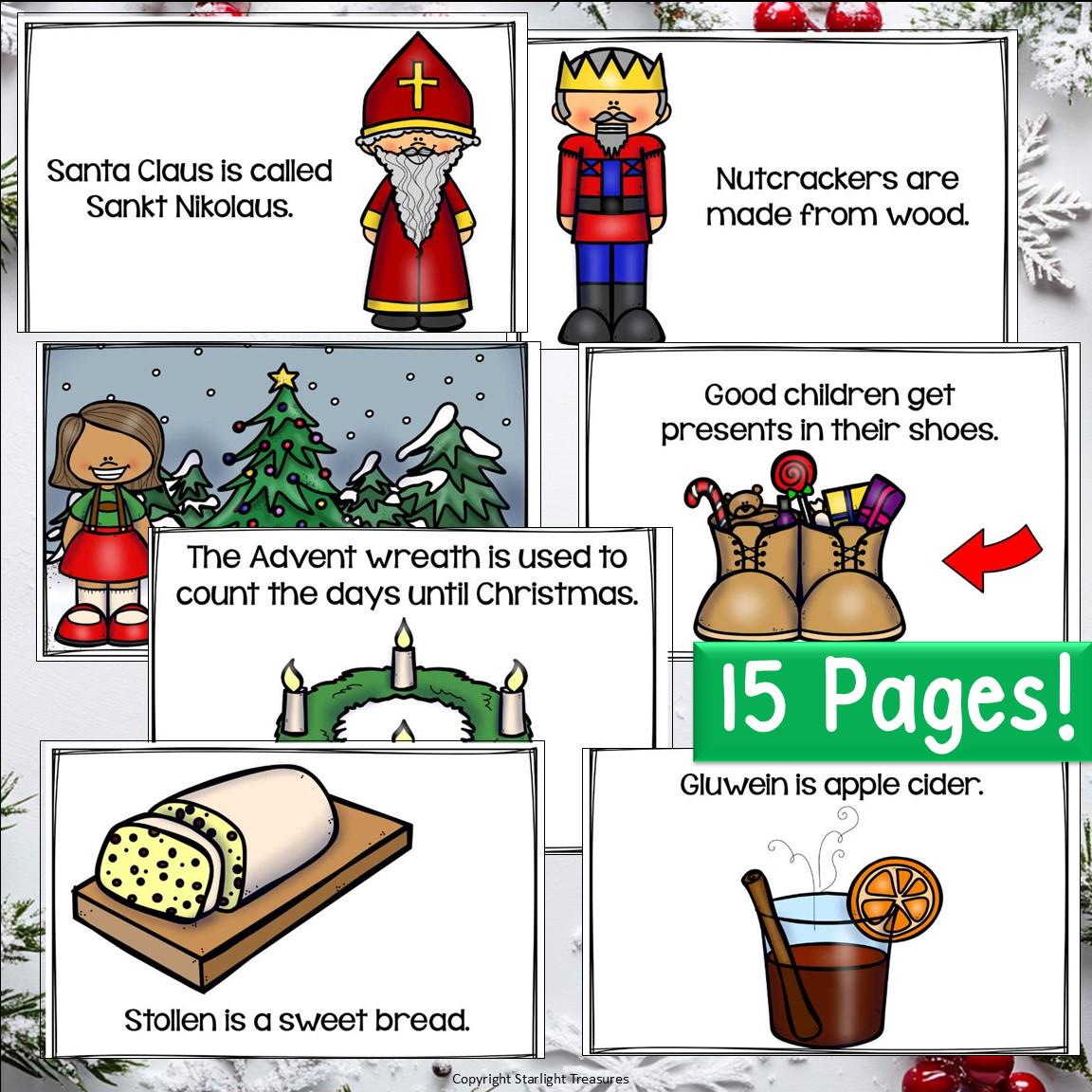 Christmas in Germany Mini Book for Early Readers - Christmas Activities ...