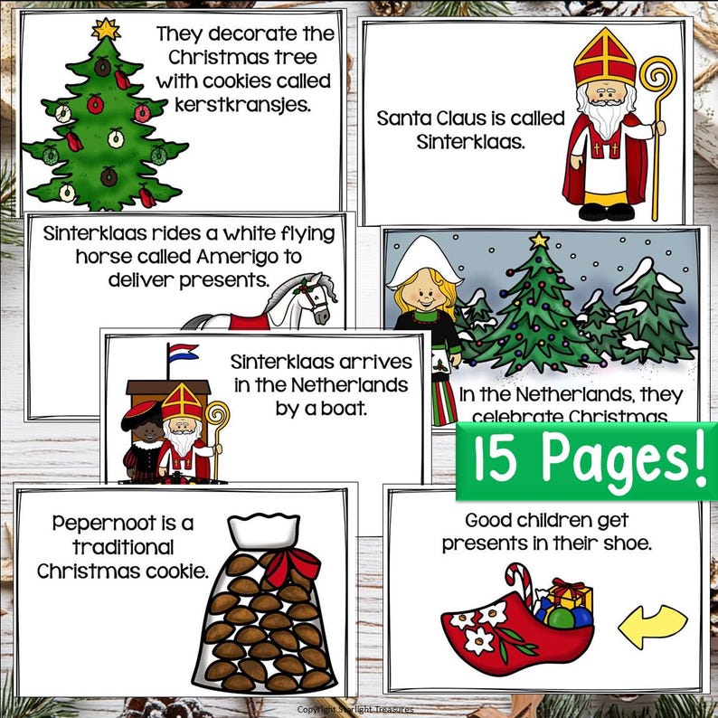 Christmas in Netherlands Mini Book: Early Reader Activities (digital ...