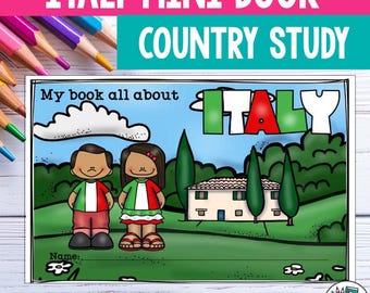 Mexico Mini Book for Early Readers - A Country Study - Etsy