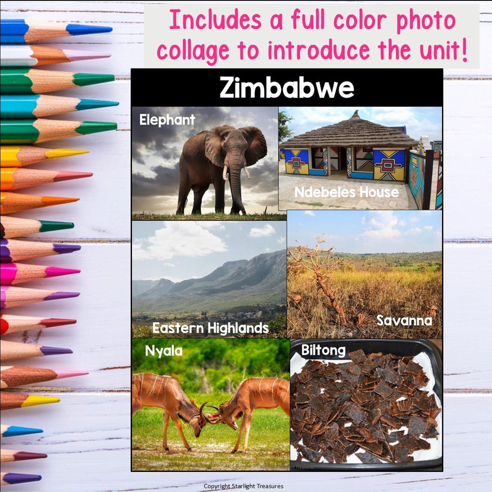 Zimbabwe Mini Book for Early Readers - A Country Study - Etsy