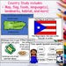 Puerto Rico Mini Book for Early Readers A Country Study - Etsy