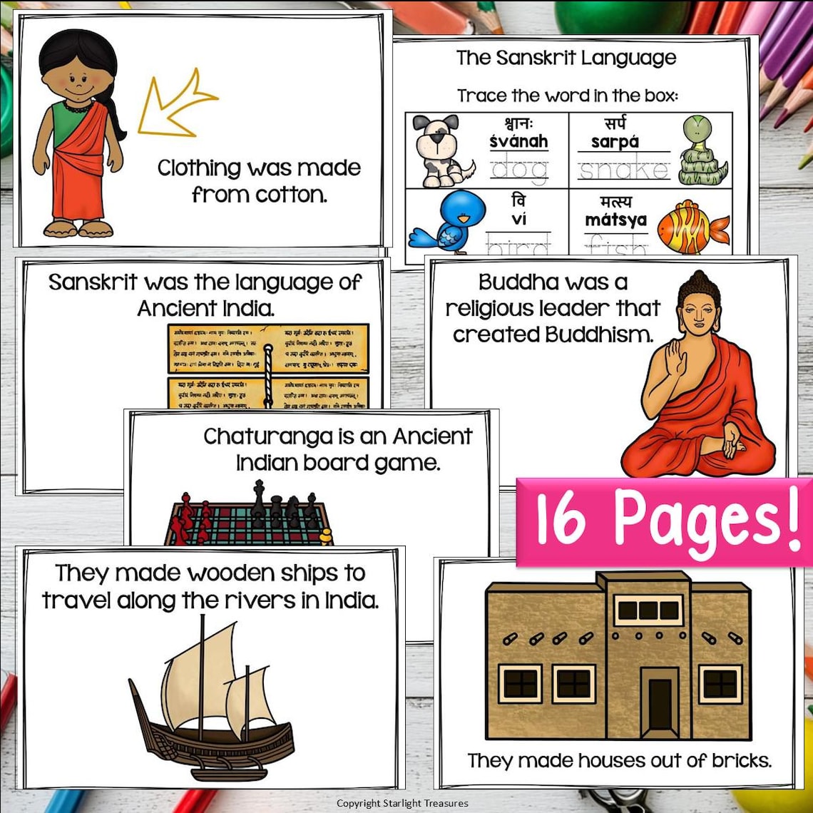 Ancient India Mini Book for Early Readers - Ancient Civilizations ...