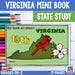 Virginia Mini Book for Early Readers - A State Study - Etsy
