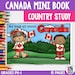 Canada Mini Book for Early Readers - A Country Study - Etsy