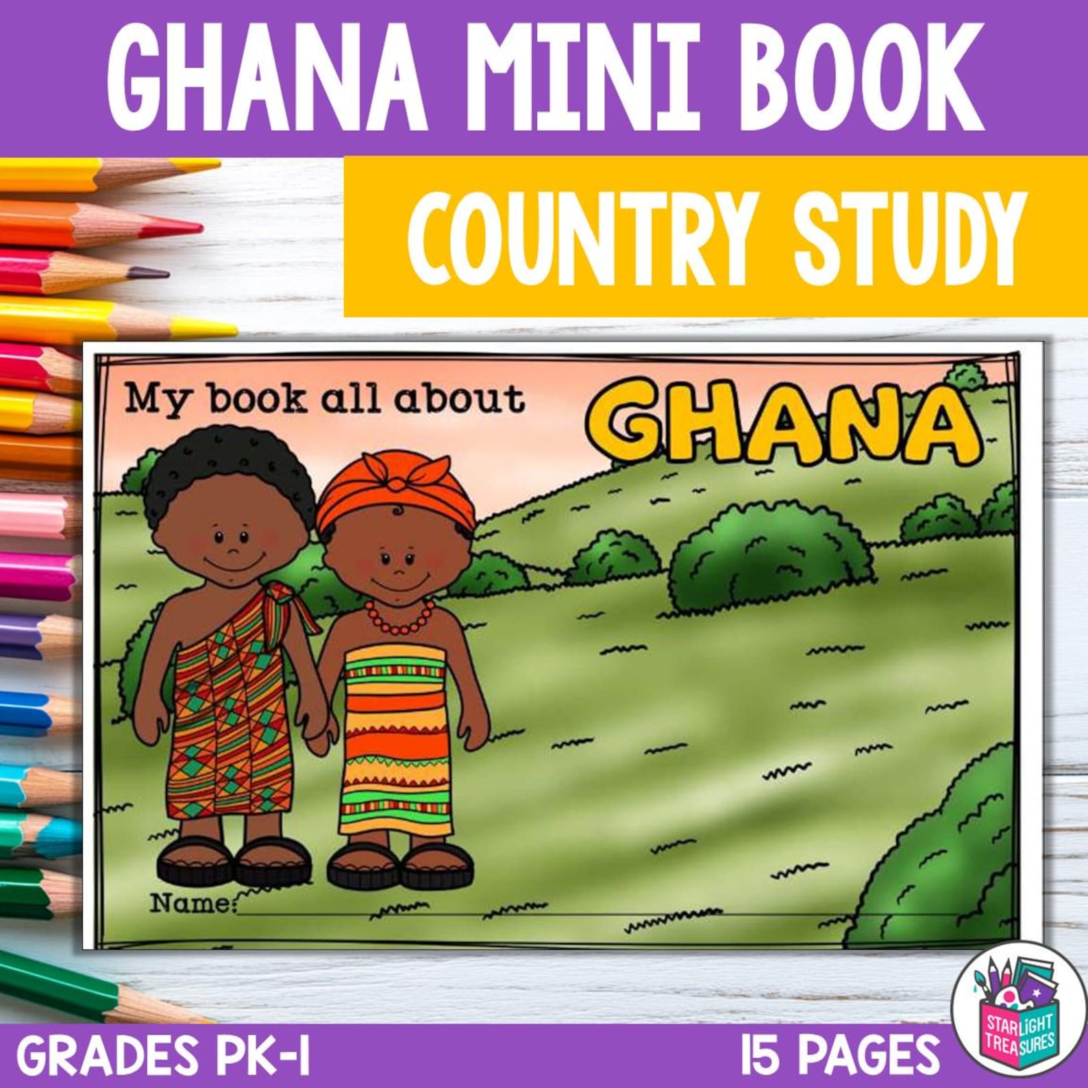 Ghana Mini Book for Early Readers - A Country Study, Ghana Country ...