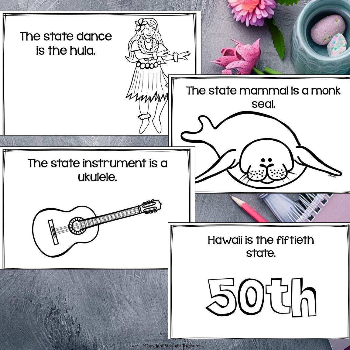 Hawaii Mini Book for Early Readers A State Study - Etsy