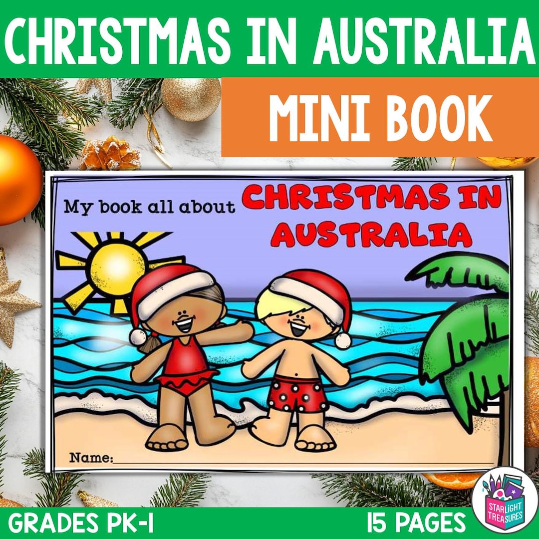 Christmas in Australia Mini Book for Early Readers - Christmas ...