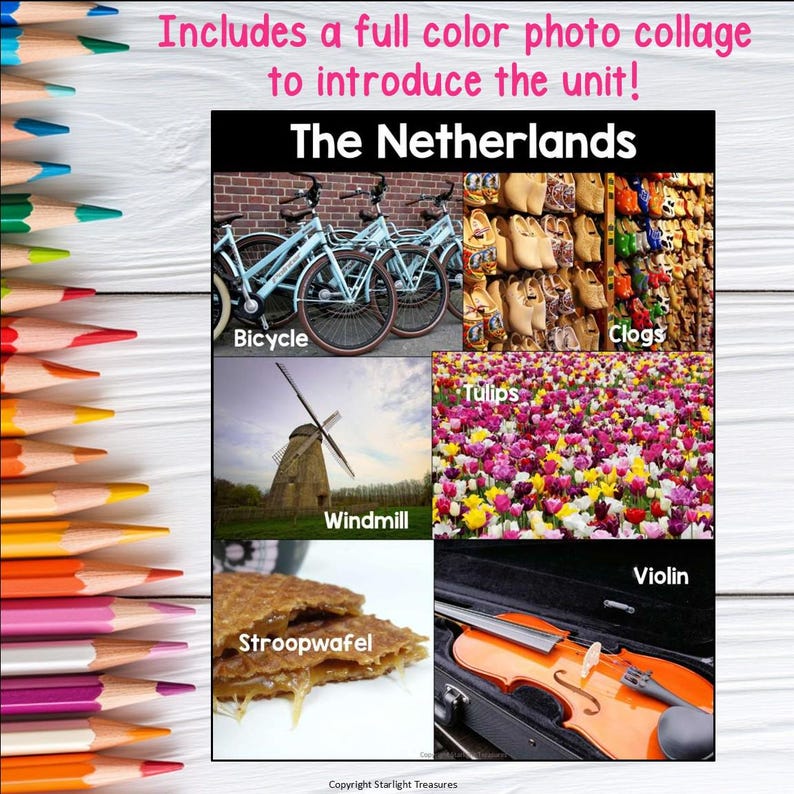 Netherlands Mini Book: Early Readers Country Study (digital Download ...