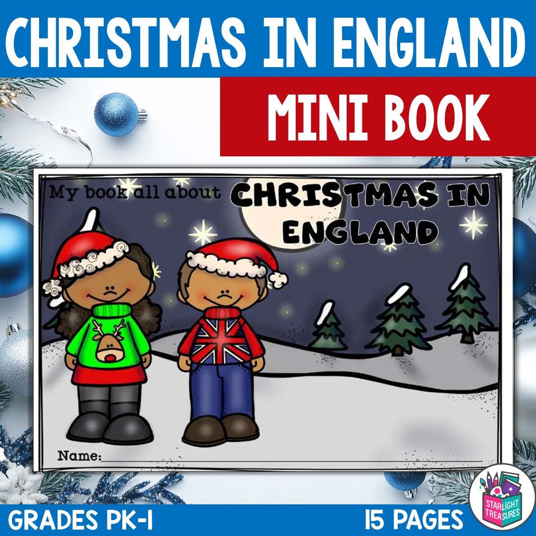 Christmas in England Mini Book for Early Readers - Christmas Activities ...