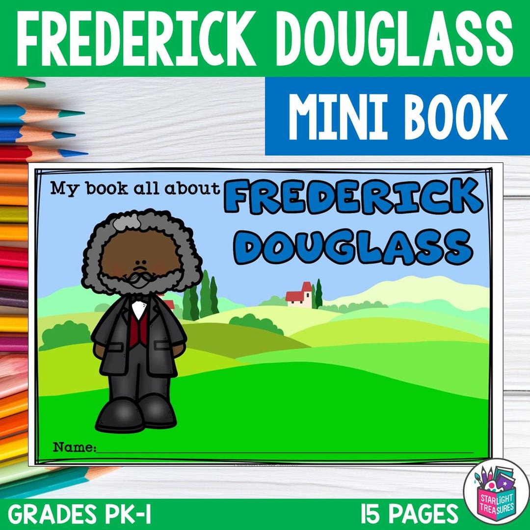 Frederick Douglass Mini Book for Early Readers: Black History Month ...