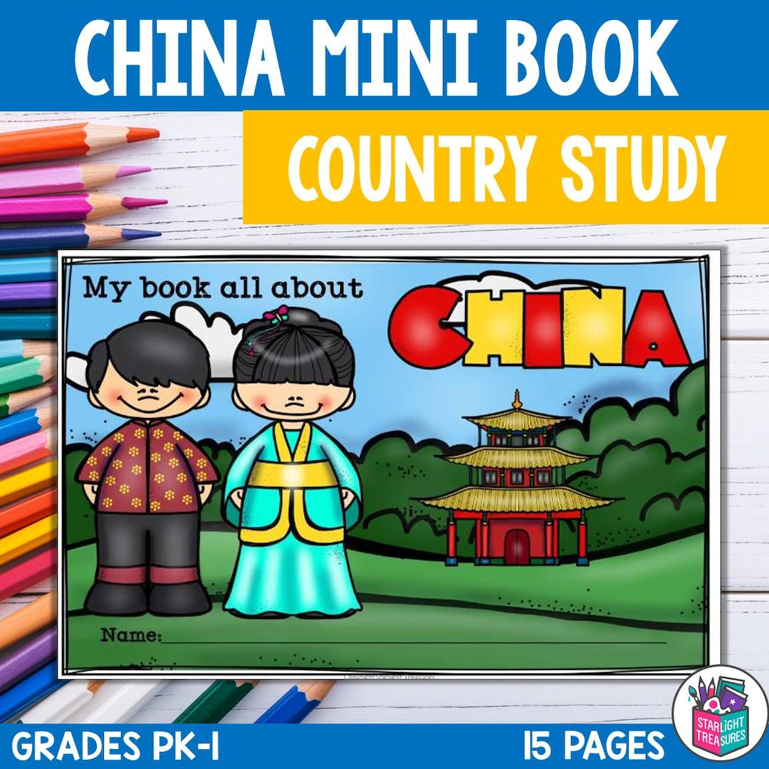 China Mini Book for Early Readers - A Country Study - Etsy