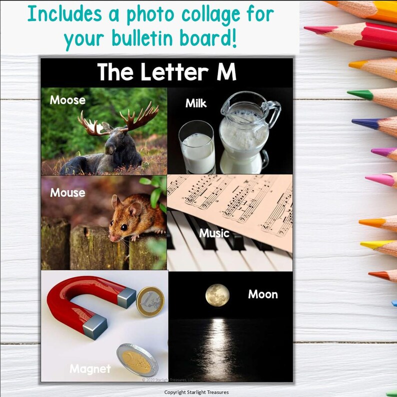 Letter M Mini Book: Alphabet Learning Activity (digital Download) - Etsy