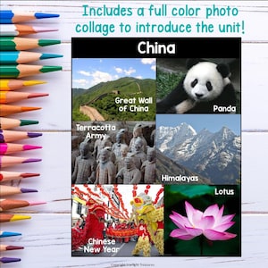 China Mini Book for Early Readers - A Country Study - Etsy