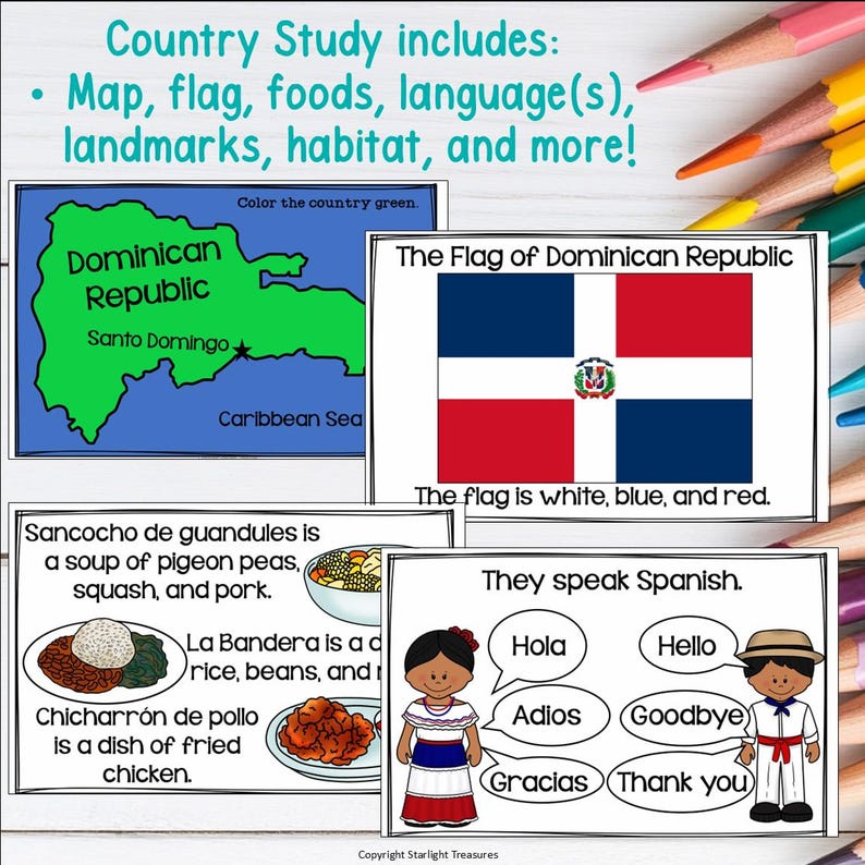 Dominican Republic Mini Book for Early Readers - A Country Study ...