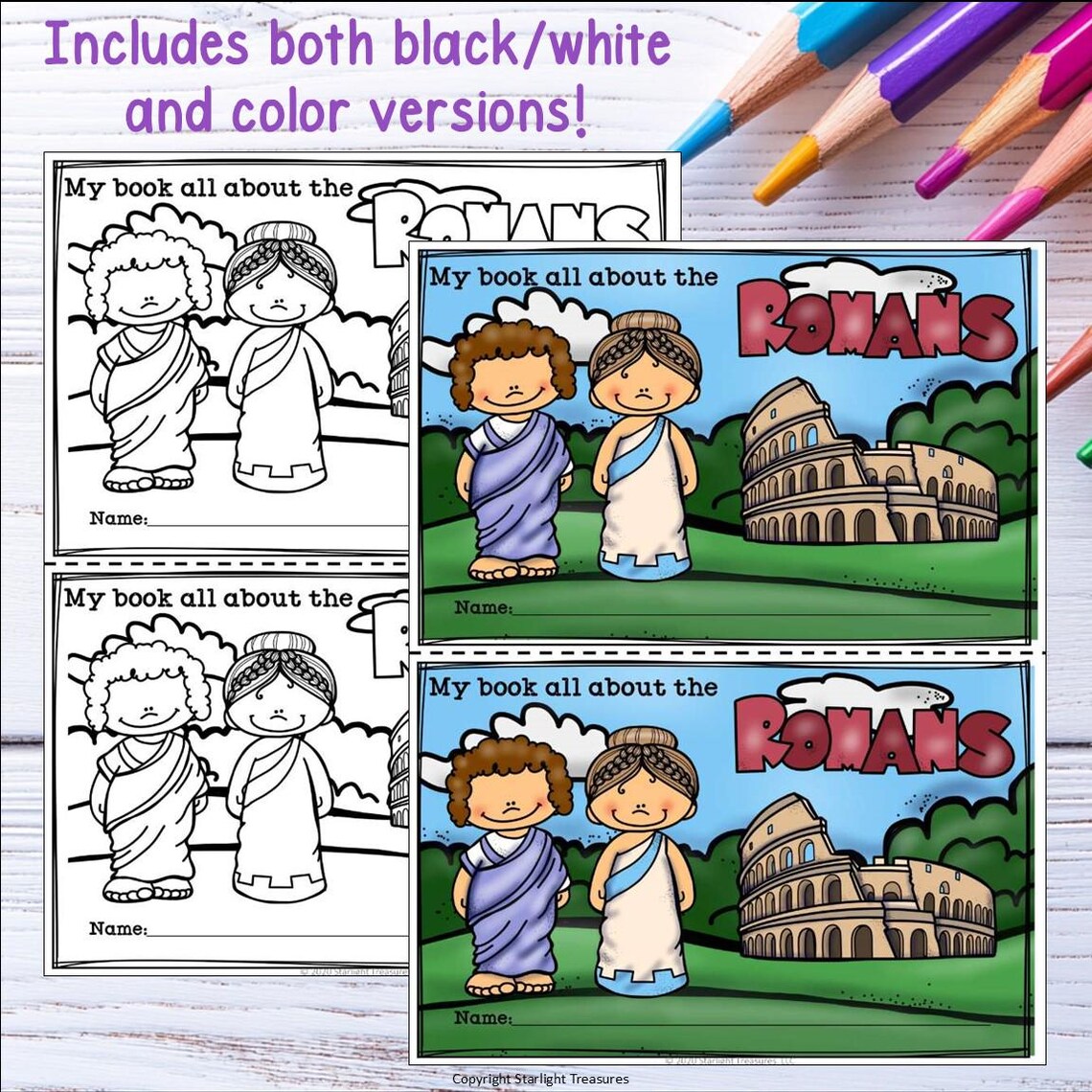 Ancient Rome Mini Book for Early Readers - Ancient Civilizations ...