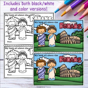 Ancient Rome Mini Book for Early Readers - Ancient Civilizations ...