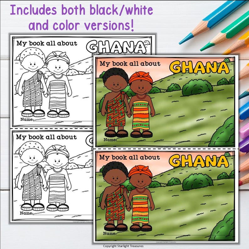 Ghana Mini Book for Early Readers - A Country Study, Ghana Country ...