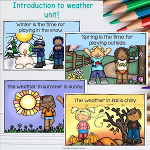 Seasons Mini Book for Early Readers: Four Seasons Activity (digital ...