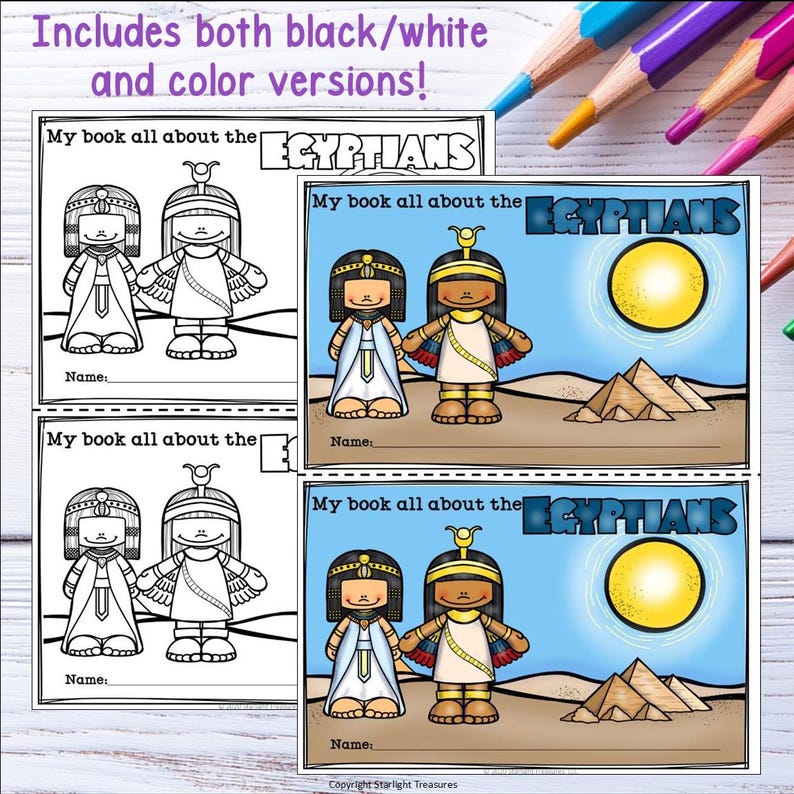 Ancient Egypt Mini Book for Early Readers - Ancient Civilizations ...