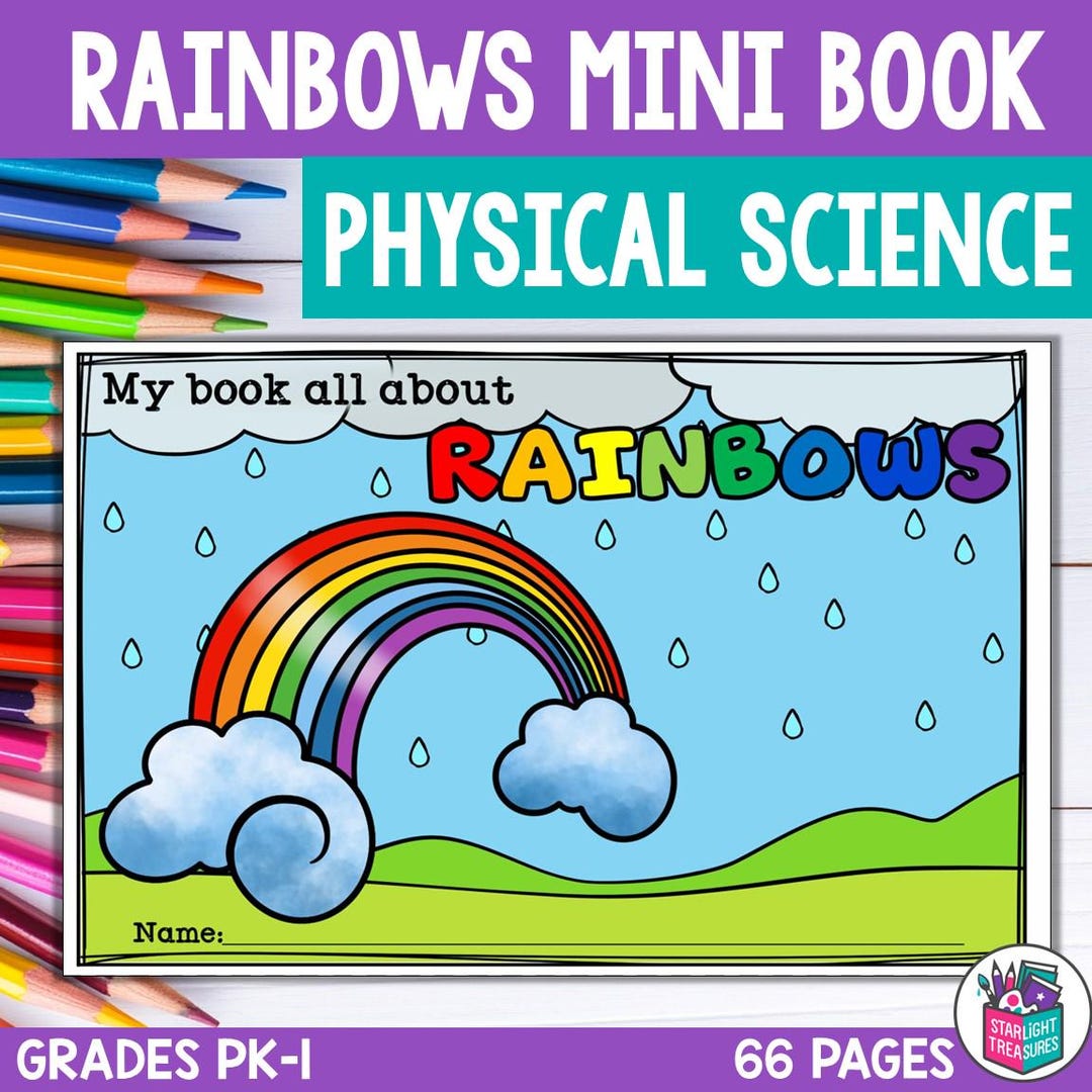All About Rainbows Mini Book for Early Readers: Physical Science ...