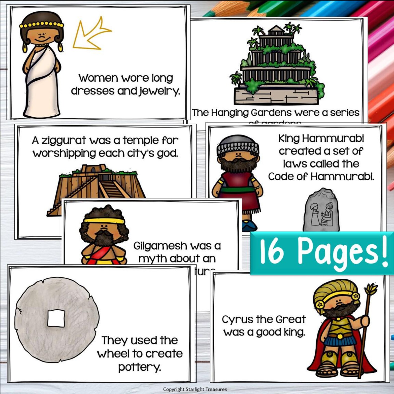 Mesopotamia Mini Book for Early Readers - Ancient Mesopotamia Activity ...