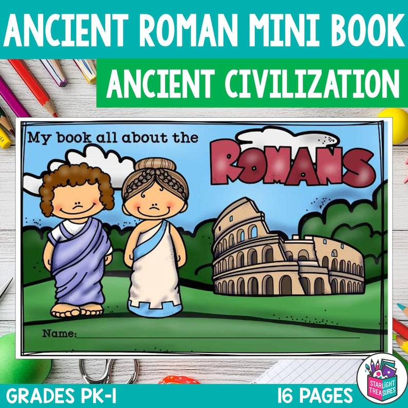 Ancient Rome Mini Book for Early Readers - Ancient Civilizations ...