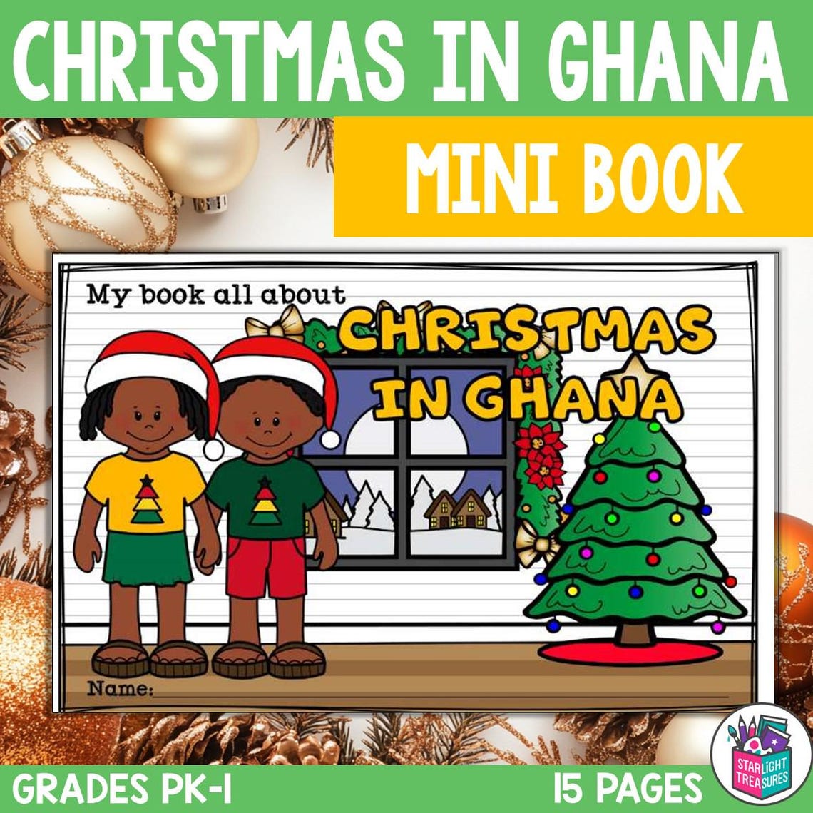 Christmas in Ghana Mini Book for Early Readers - Christmas Activities ...