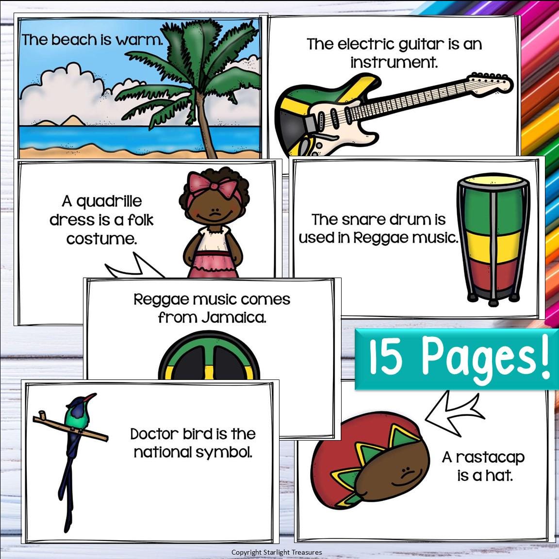 Jamaica Mini Book for Early Readers - A Country Study - Etsy