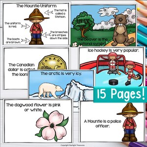 Canada Mini Book for Early Readers - A Country Study - Etsy