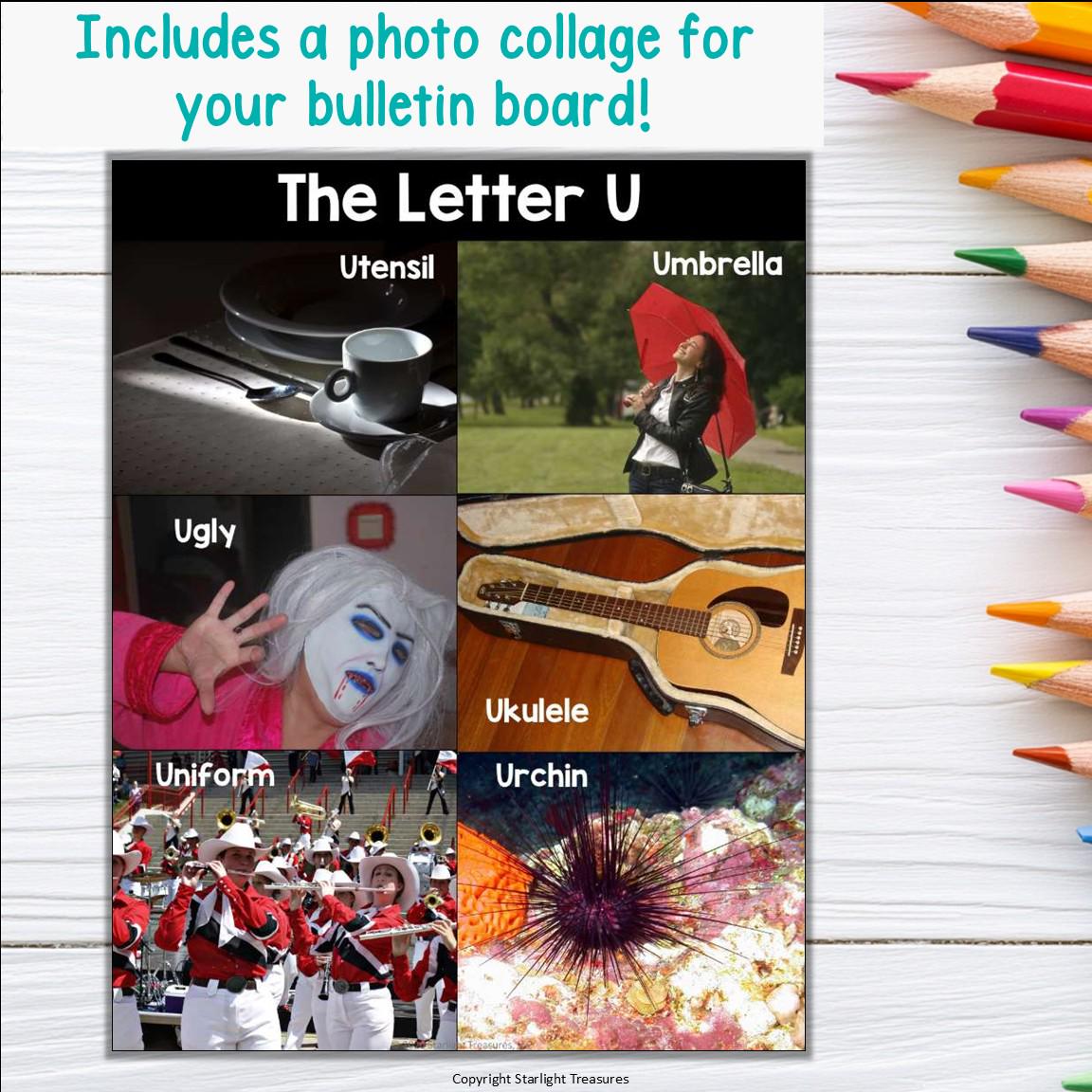 Letter U Mini Book: Alphabet Learning Activity (digital Download) - Etsy