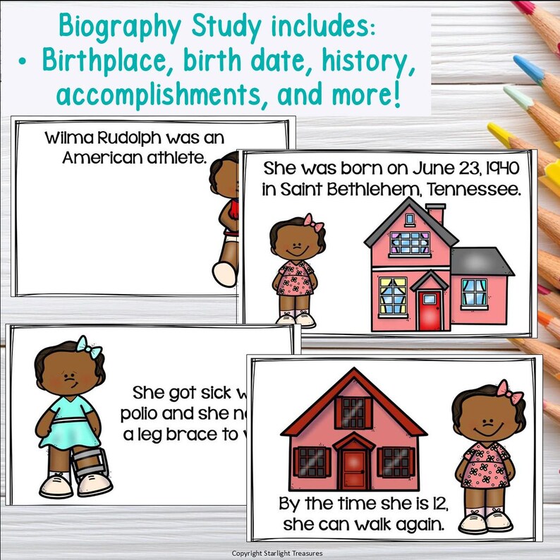 Wilma Rudolph Mini Book for Early Readers: Women's History Month ...