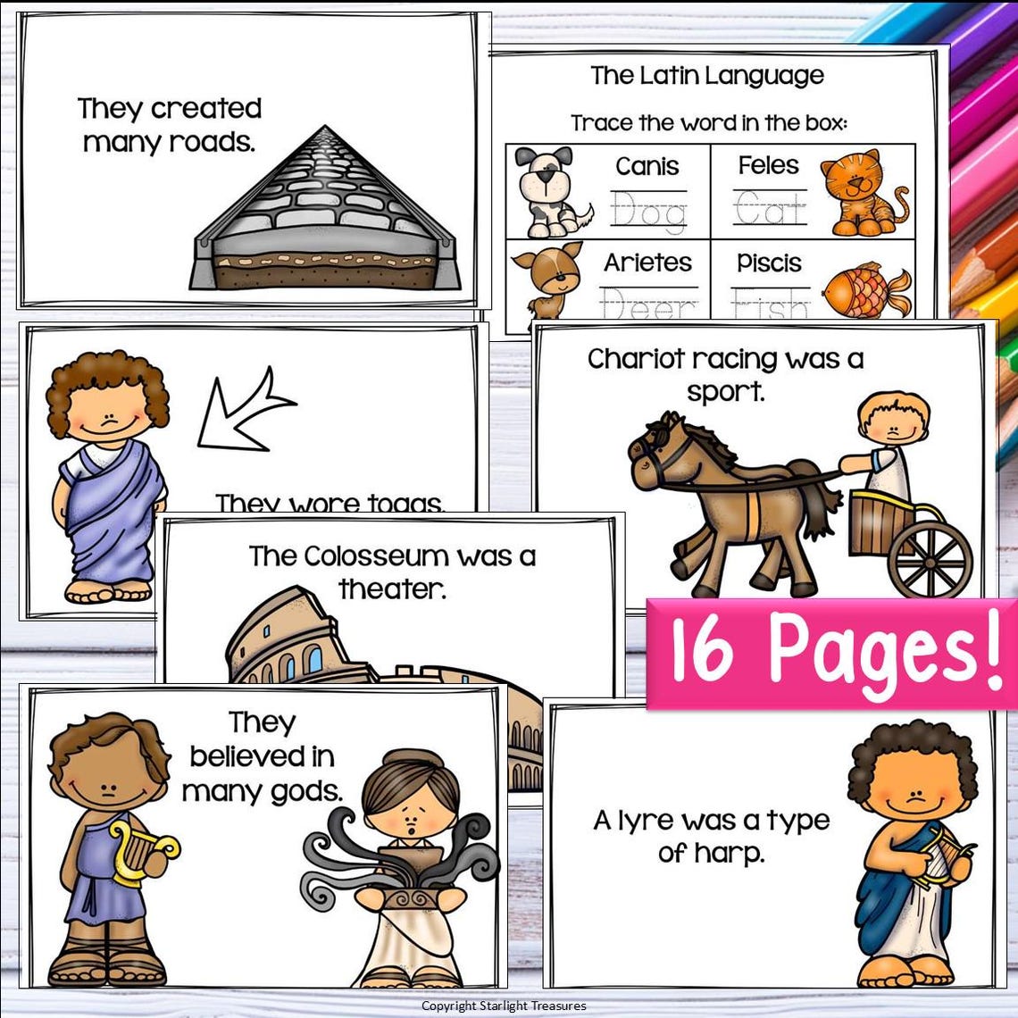 Ancient Rome Mini Book for Early Readers - Ancient Civilizations ...