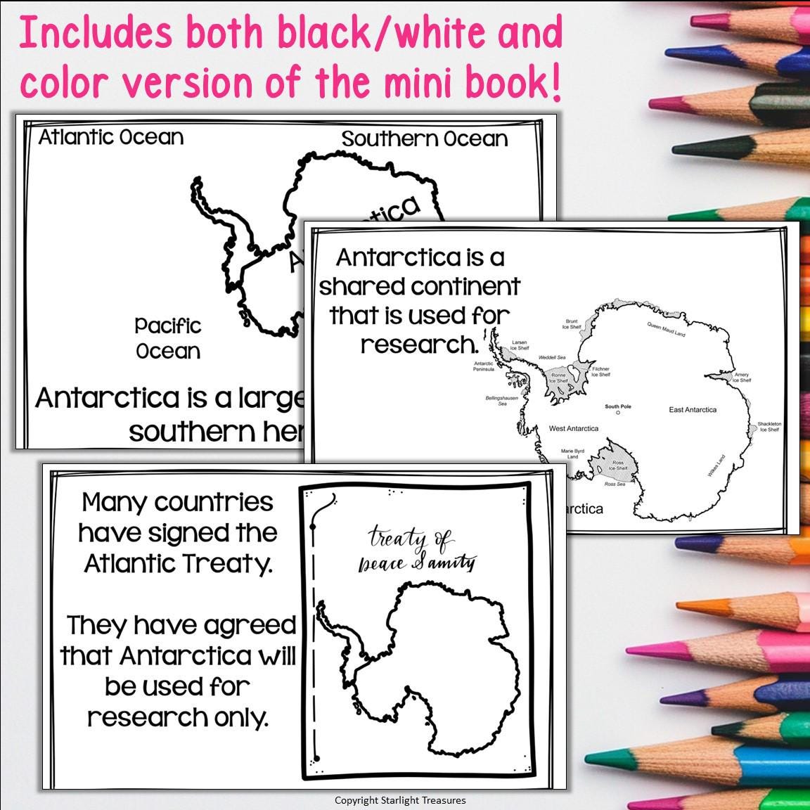 All About Antarctica Complete Unit With Activities for Early Readers ...