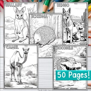 Australian Animals Research Posters, Coloring Pages - Animal Research ...