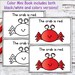 Colors of the Week: Red Mini Book for Early Readers - Etsy