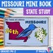 Missouri Mini Book for Early Readers - A State Study - Etsy