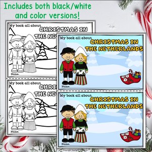 Christmas in the Netherlands Mini Book for Early Readers - Christmas ...