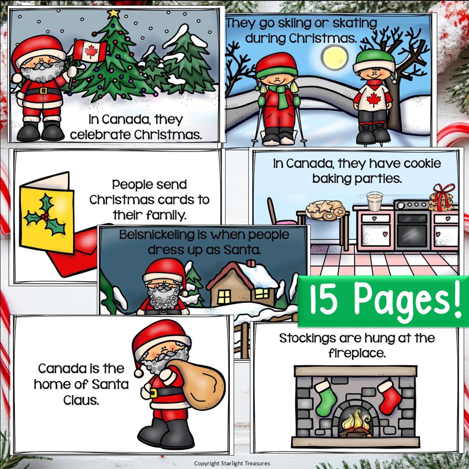 Christmas in Canada Mini Book for Early Readers - Christmas Activities ...