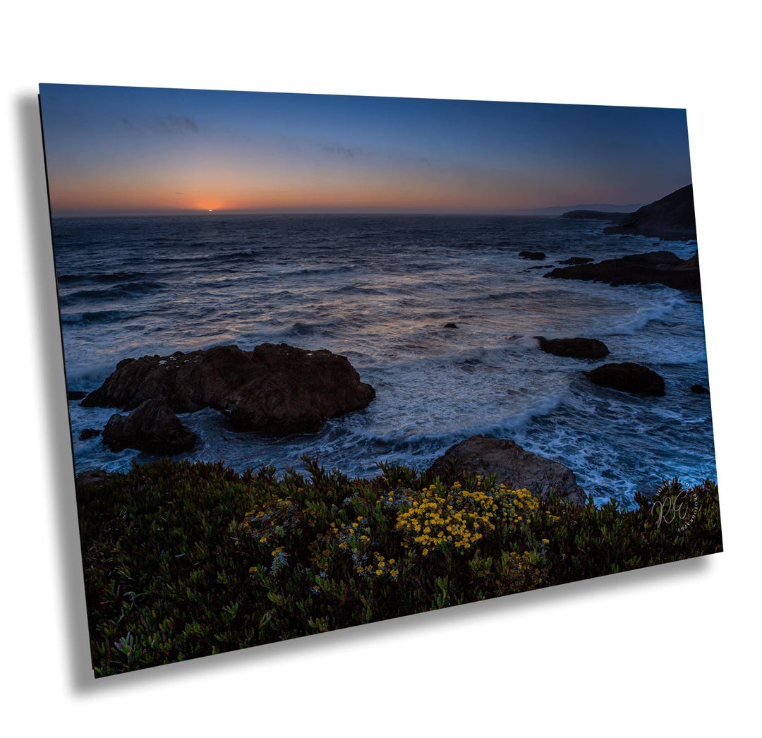 Pacific Sunset Photography Print: Moody Ocean Wave, Bodega Head Art - Etsy