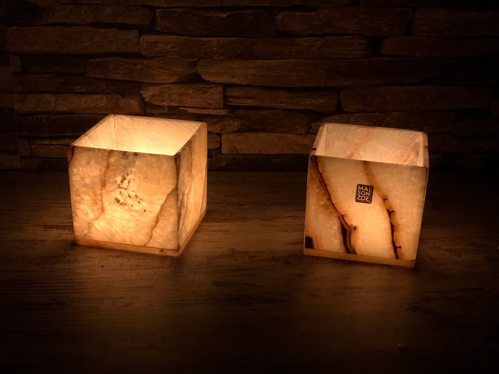 Maison Zoe Alabaster Candle Holder Set of 2 Tea Light Holder - Etsy