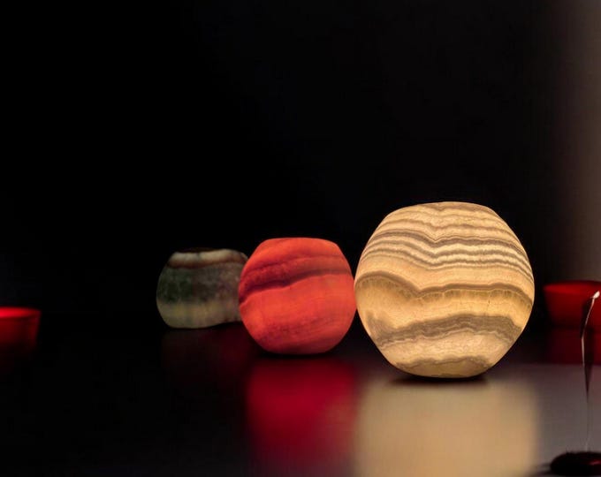 Stone Lamp / Onyx Lamp / Table Lamp / Onyx Light / Onyx Table Lamp ...