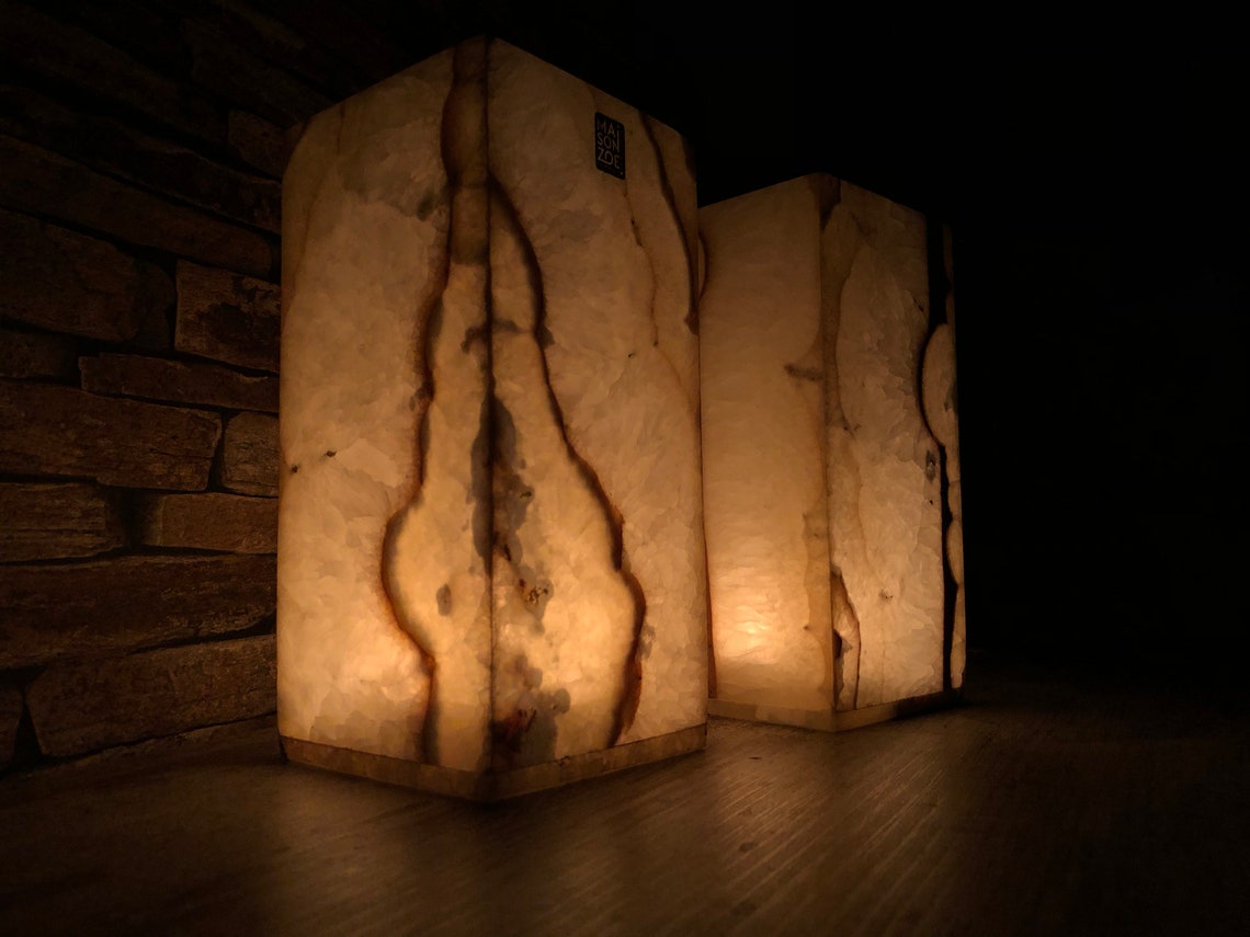 Maison Zoe Alabaster Candle Holder Set of 2 Tea Light Holder - Etsy