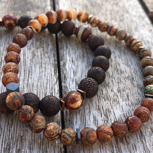 Anxiety Calming Bracelet Men Healing Crystal Zen Jewelry - Etsy