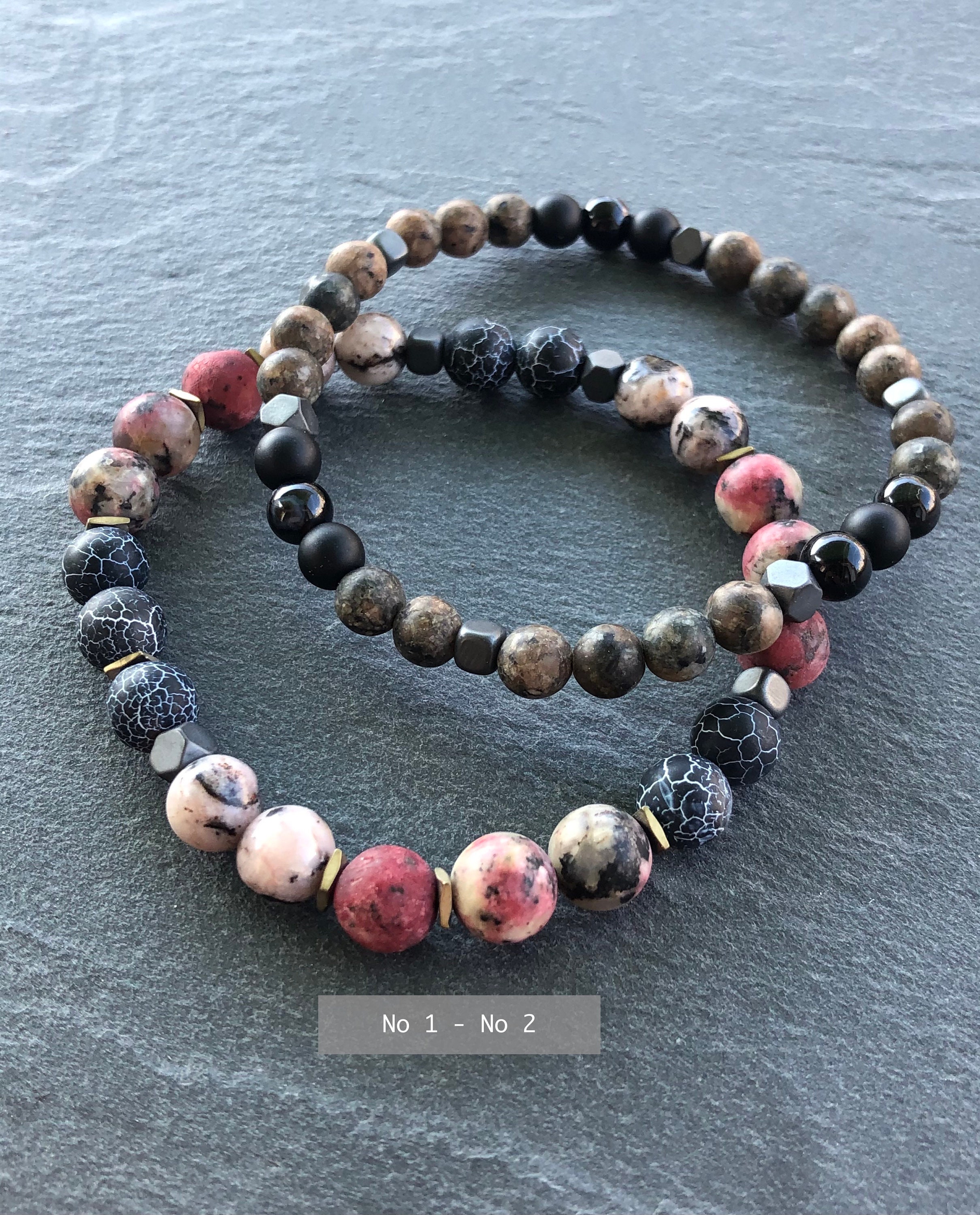 Anxiety Calming Bracelet Men Healing Crystal Zen Jewelry - Etsy