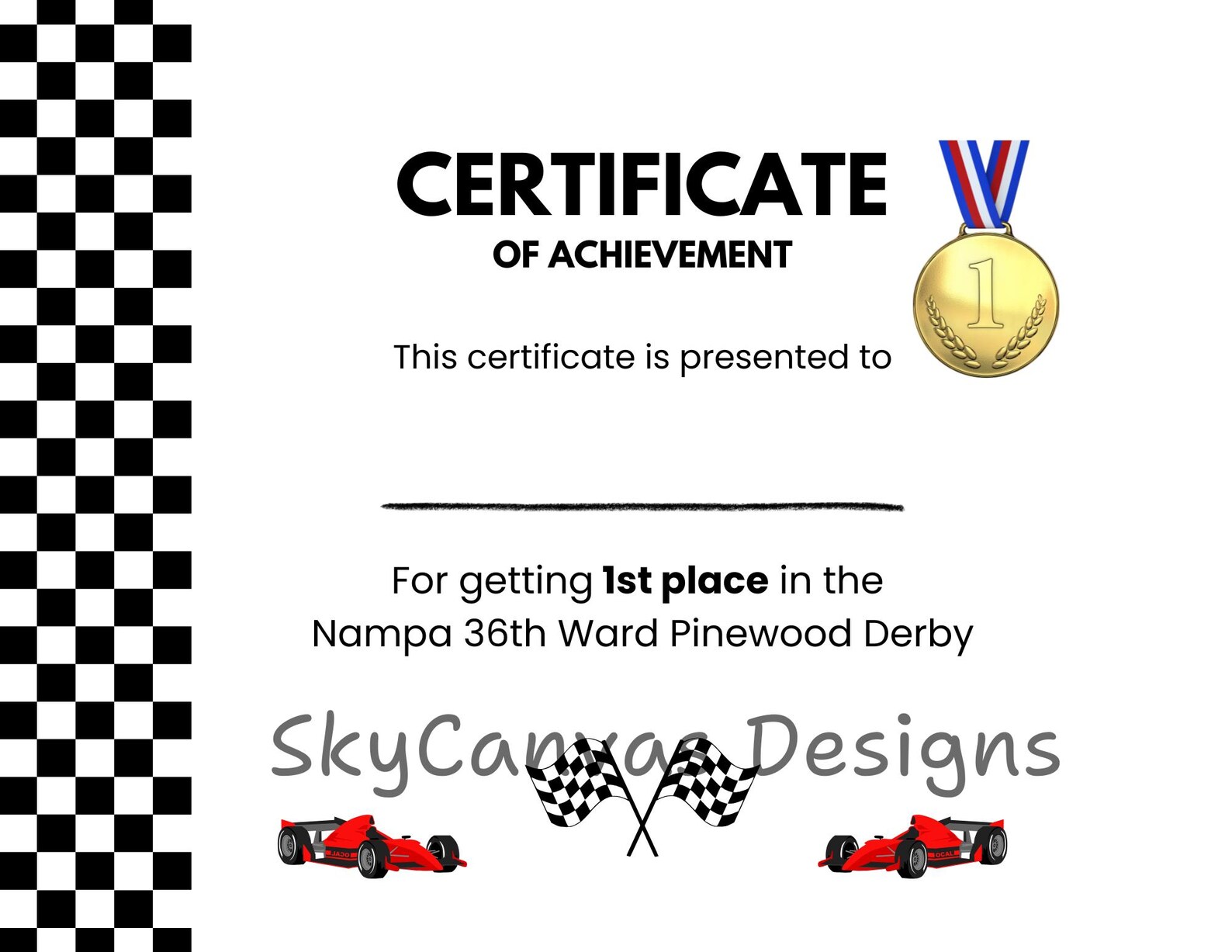 Pinewood Derby Certificates | Editable & Printable Cub Scouts Awards ...