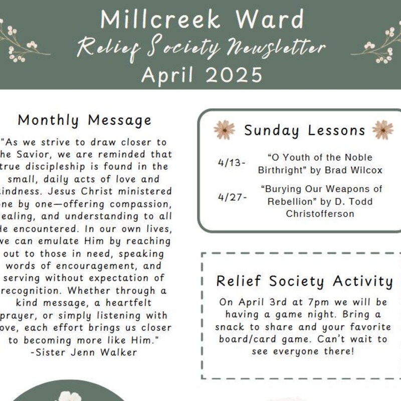 Newsletter Template - Etsy